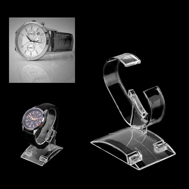 PMMA Acrylic Watch Display Stand Transparent Show Holder For Shop Display
