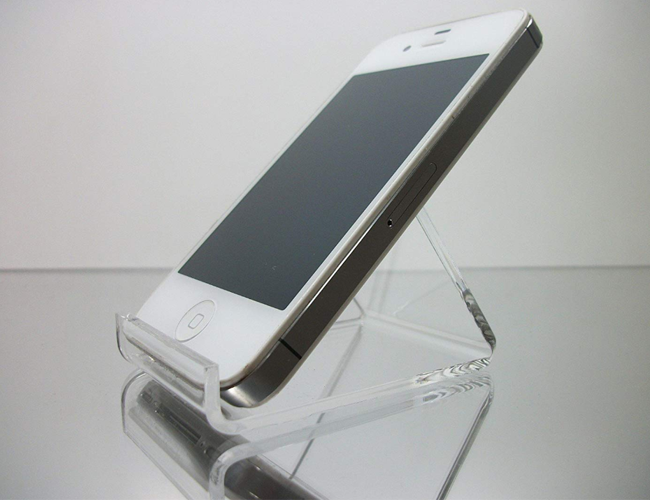 Durable Plastic Mobile Phone Holder Small Acrylic Display Stands Eco ...